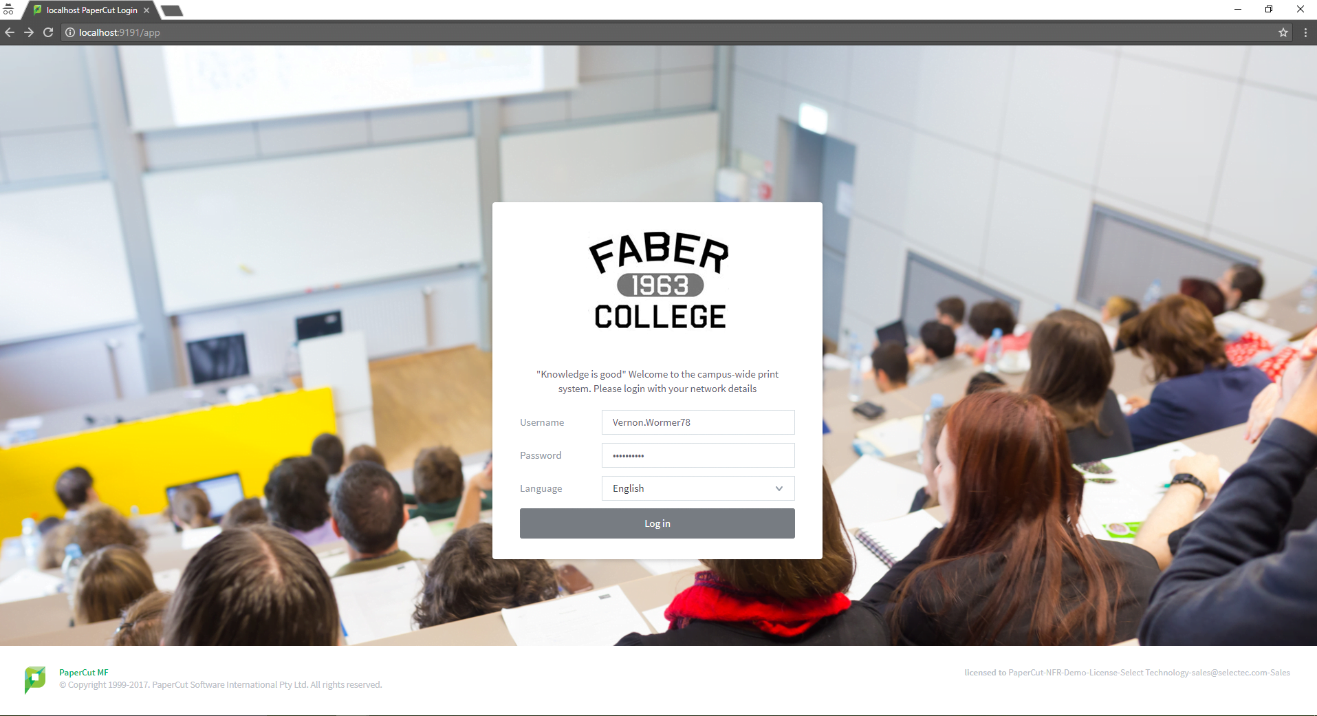 Advanced customisation of PaperCut – Select Technology Ltd